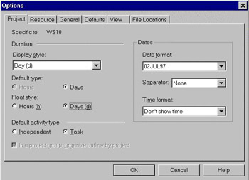 Chapter 14: Options and Out Of Sequence Progress | GlobalSpec