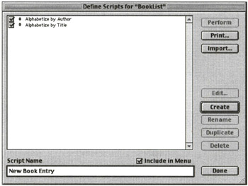 Chapter 2: Introduction to ScriptMaker | GlobalSpec