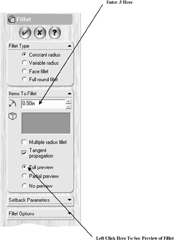 Create a Fillet Using the Fillet Command | GlobalSpec