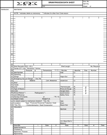 Appendix A: A List of Engineering Process Flow Diagrams and Process ...