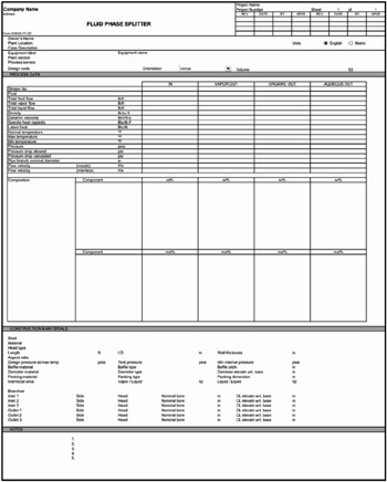 Appendix G: Equipment Specification (Data) Sheets | Engineering360