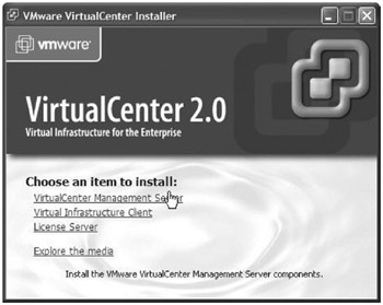 Chapter 2: Installing Virtual Center | GlobalSpec