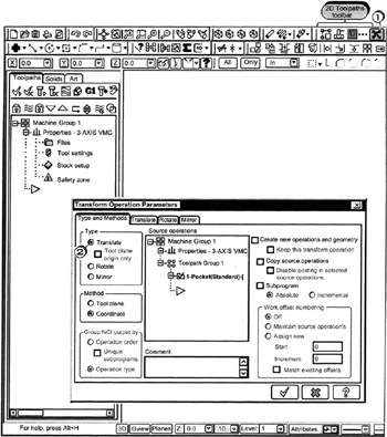 Chapter 8: Using Transform to Translate, Rotate or Mirror Existing Toolpaths | GlobalSpec