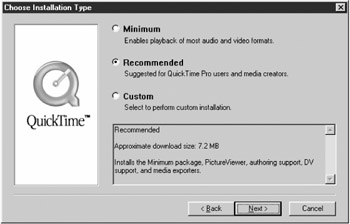Chapter 2: First Things First Installing QuickTime | GlobalSpec