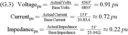 Appendix G: Per Unit System | GlobalSpec