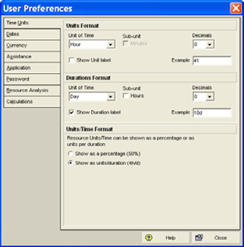 Chapter 16: User and Administration Preferences and Advanced Scheduling ...