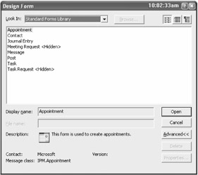 Part IV: Outlook Form Design | GlobalSpec