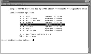 E-mail Server Configuration for OpenVMS | GlobalSpec