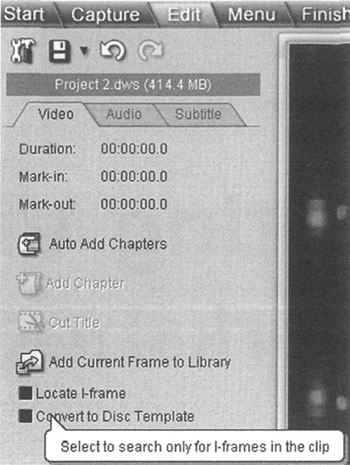 Chapter 2: Editing Video in DVD Workshop 2.0 | GlobalSpec