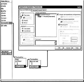 Chapter 8: Using Transform to Translate, Rotate or Mirror existing Toolpaths | GlobalSpec